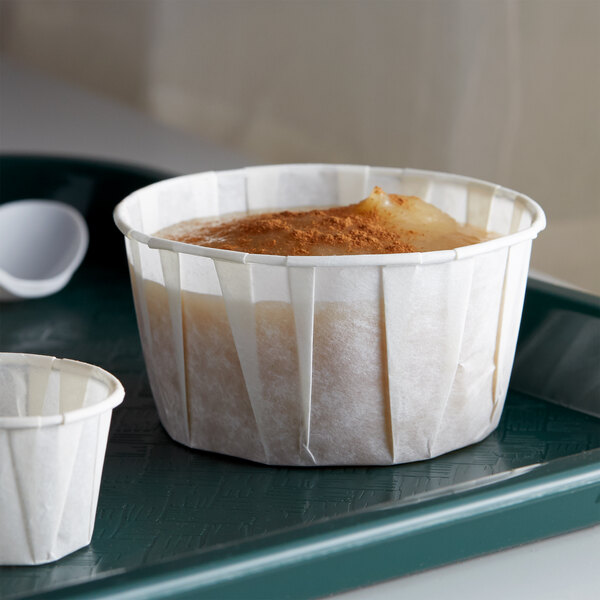 Genpak F550 Harvest Paper 5.5 oz. Souffle / Portion Cup - 250/Pack