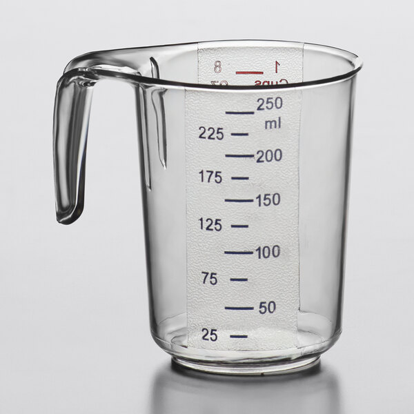 Choice 1 Cup Clear Plastic Measuring Cup