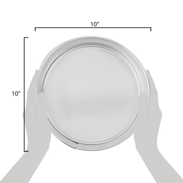 Chicago Metallic 40410 10" x 2 3/4" Aluminum Springform Cake Pan