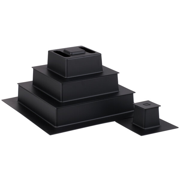 Matfer Bourgeat 681902 Complete French Style Square Wedding Cake Frame