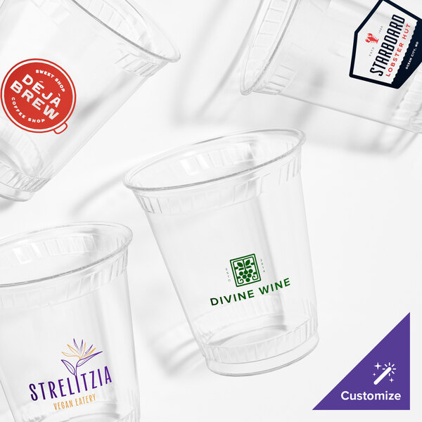 Fabri-Kal GC1214 Greenware 12 oz. Compostable Clear Customizable ...