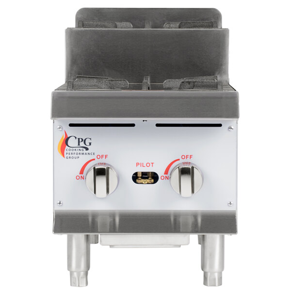 Cooking Performance Group SR-CPG-12-NL 12" Step-Up Countertop Range ...