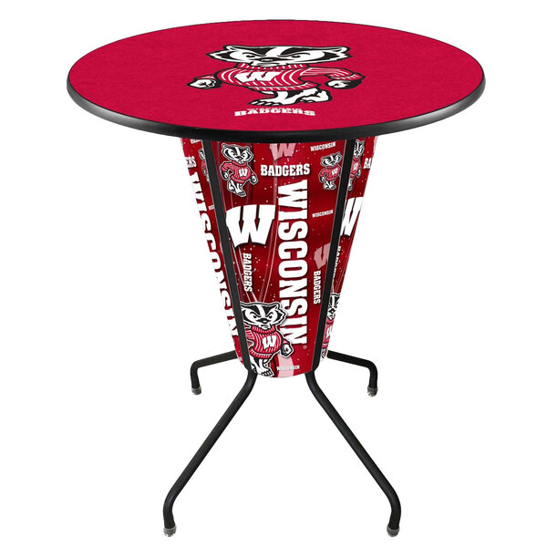 Holland Bar Stool L218B42Wiscon36RWI-Bdg University of Wisconsin 36 ...