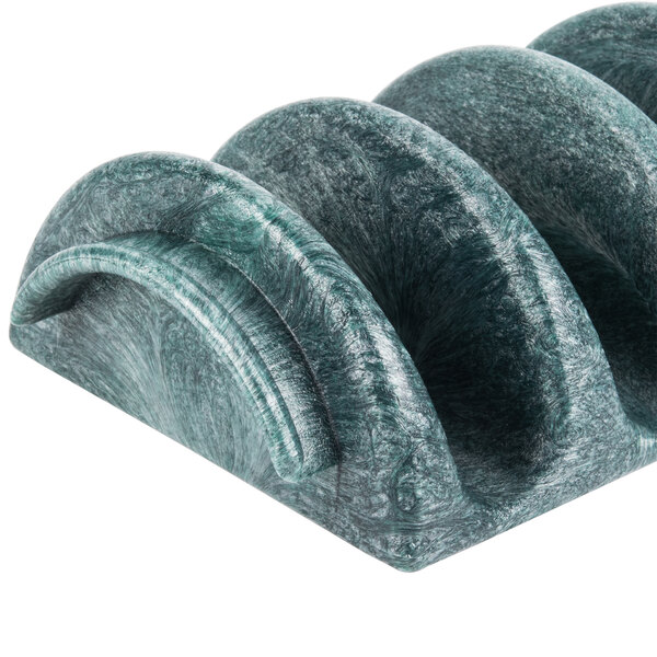 HS Inc. HS1022 4 Shell Jalapeno Polyethylene Taco Server - 12/Case