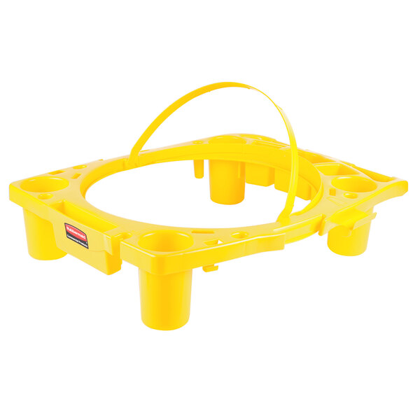Rubbermaid FG9W8700YEL Brute 44 Gallon Yellow Rim Caddy