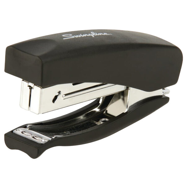 Swingline 9901 20 Sheet Black Half Strip Soft Grip Hand Stapler