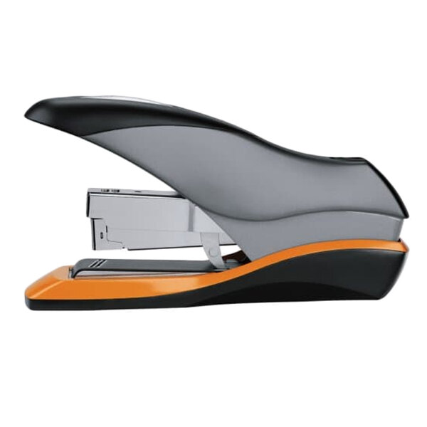 Swingline 87875 Optima 70 Sheet Silver / Black Half Strip Desktop Stapler