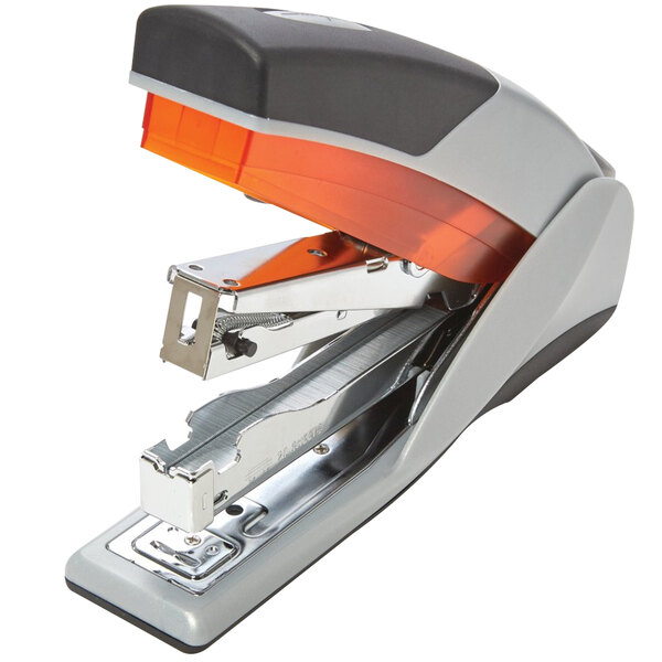 Swingline 66402 Optima 25 Sheet Gray / Orange Full Strip Reduced Effort ...