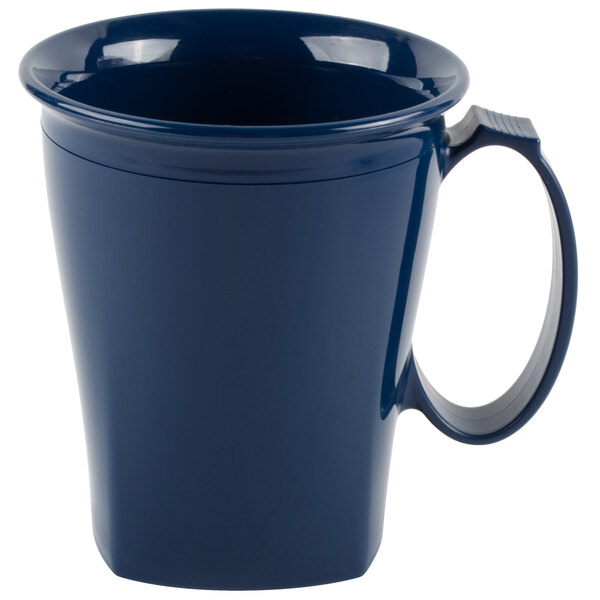 Cambro MDSHM8497 Harbor Collection 8 oz. Navy Blue Insulated Mug - 48/Case