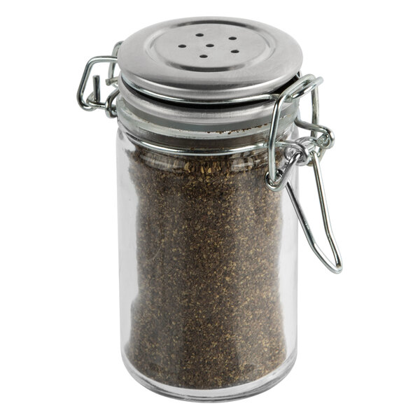 Tiger Edge Knife TableCraft 2 Oz. Salt And Pepper Shakers - Glass With ...