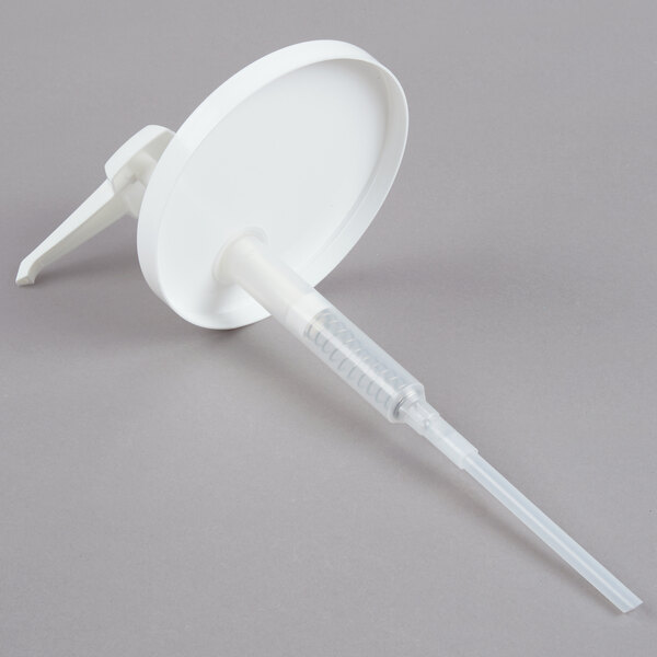 Carlisle 38310 Condiment Pump Kit with Adjustable Pump and 5 Adapter Lids