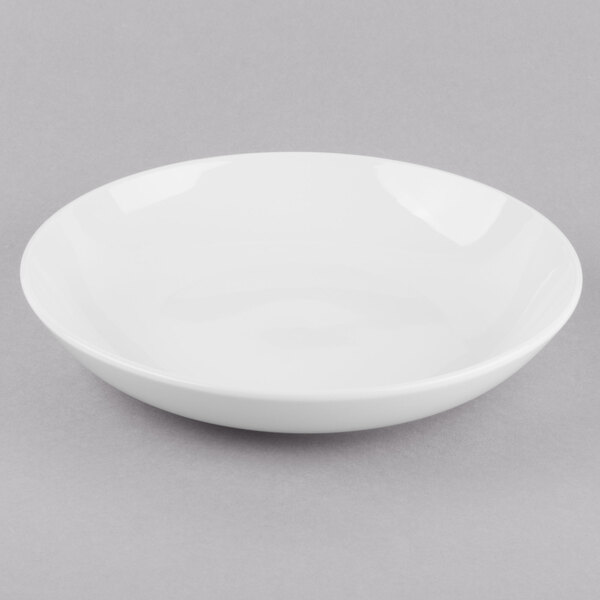 Libbey 840-355-009 Porcelana 30 oz. Bright White Porcelain Low Bowl ...