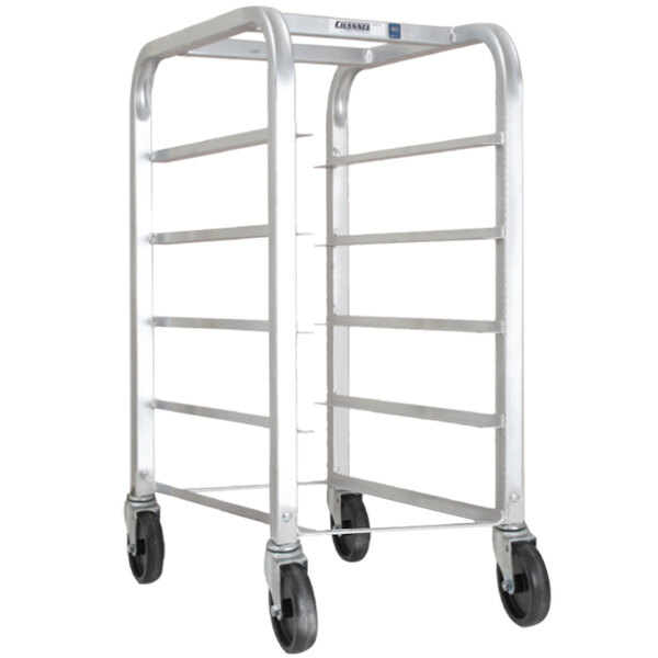 Channel AXD520P3 Bottom Load Heavy-Duty Aluminum Platter Rack - 6 Shelf