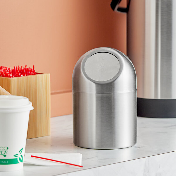 Clipper Mill by GET SSTB-6 4 3/4" x 7 1/2" Stainless Steel Round ...