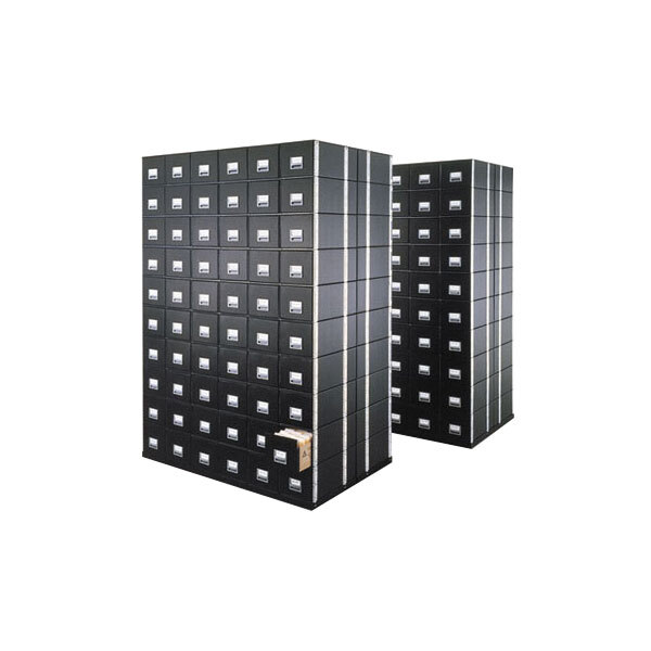 Bankers Box 00511 14" x 25 1/2" x 11 1/8" Black Letter Sized Storage ...