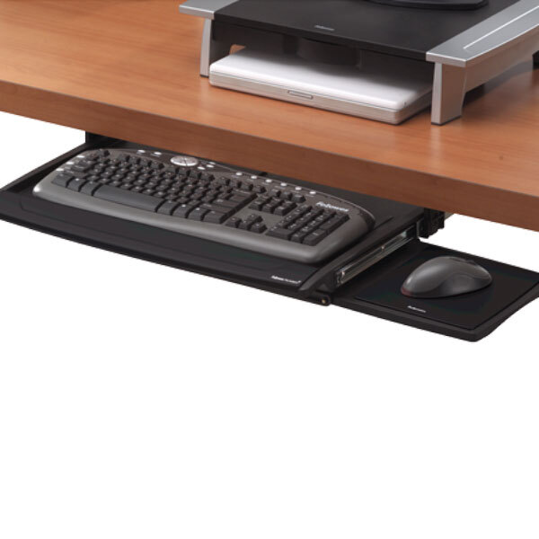 Fellowes 8031207 Office Suites Deluxe 20 1/2" x 11 1/8" Black Keyboard ...