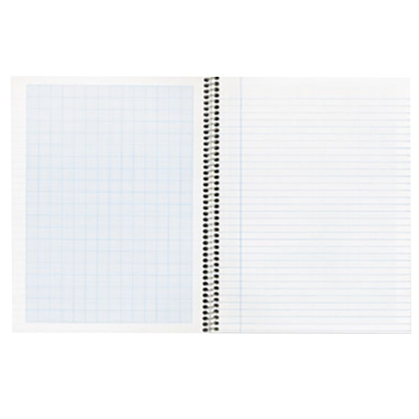 National 33610 Wirebound White 11" x 8 1/2" College Ruled Engineering ...