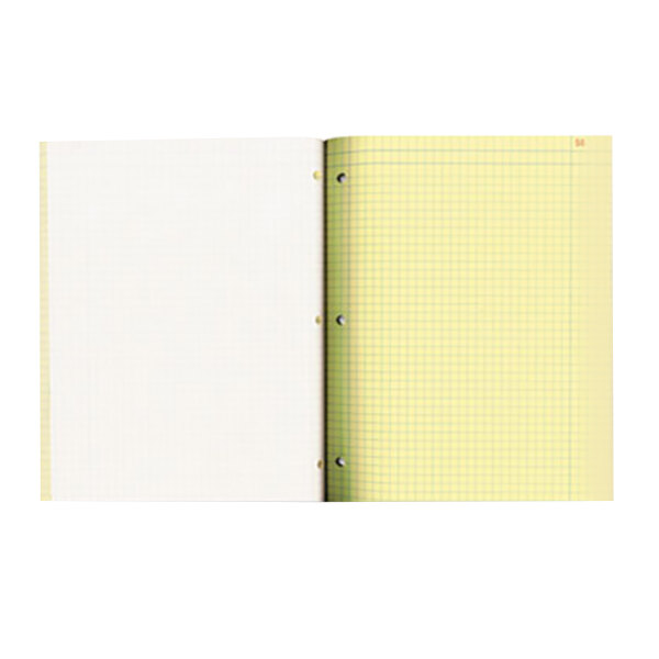 National 43649 Casebound Brown 11" x 9 1/4" Quadrille Ruled Lab ...
