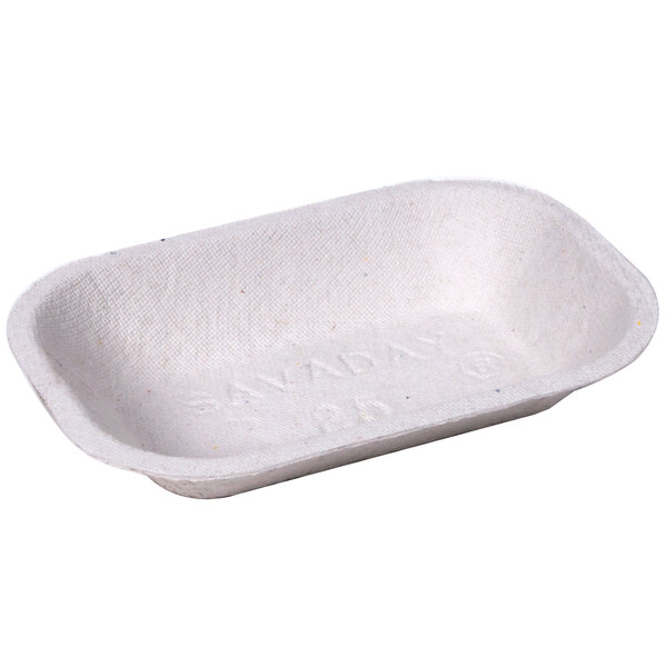 Huhtamaki Chinet 10407 Savaday 5" x 3 1/2" # 25 Molded Fiber / Pulp ...