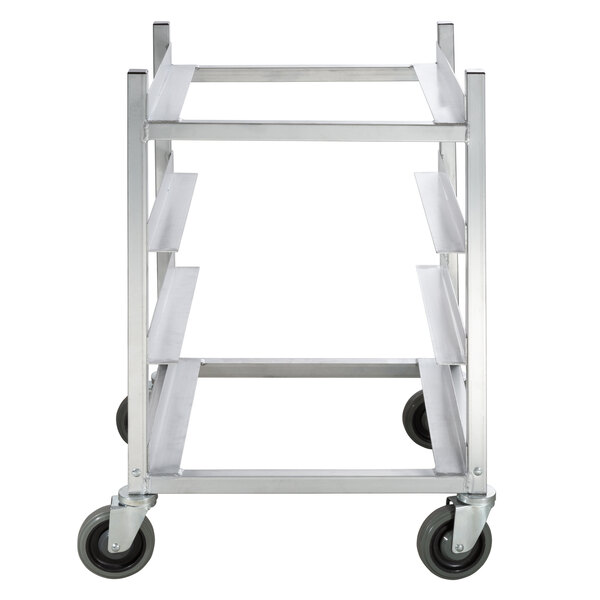 Channel GRR-83 4 Shelf Glass Rack Cart with 8" Spacing