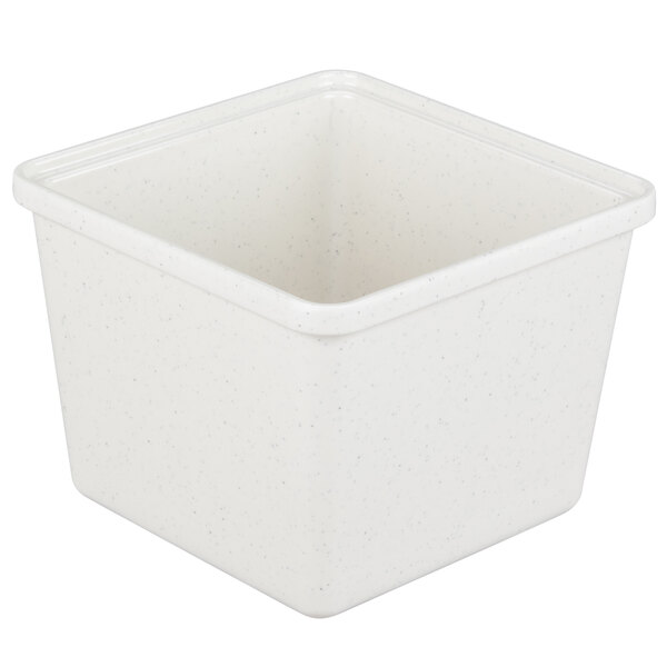 GET ML-149-IR 2 Qt. Ironstone Square Melamine Crock - 6/Case