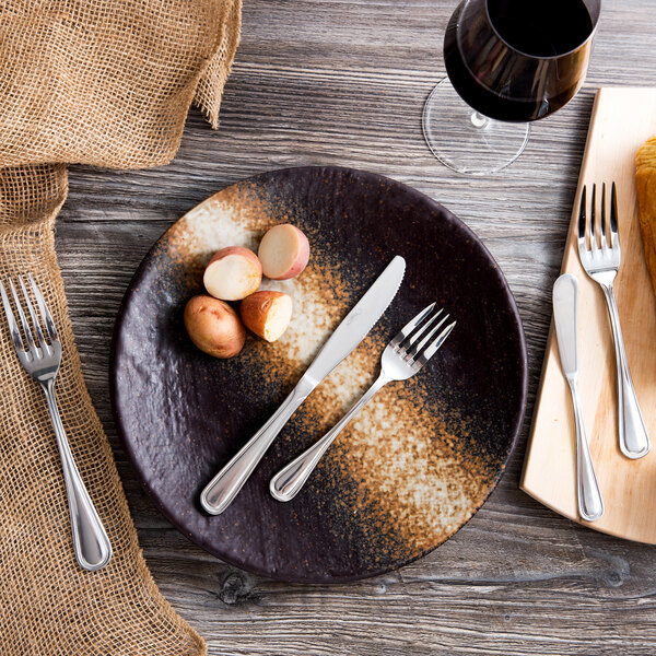 Acopa Edgewood 6 1/2" 18/0 Stainless Steel Heavy Weight Butter Spreader ...