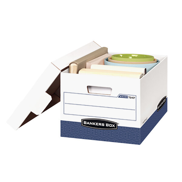 Banker's Box 07243 R-Kive 16 1/2" X 12 3/4" x 10 3/8" White Letter ...