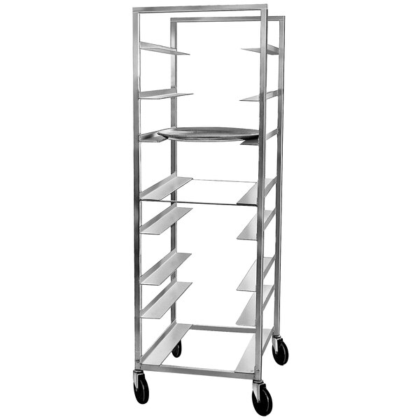 Channel OT-8 8 Tray Aluminum Oval Tray Rack - Assembled