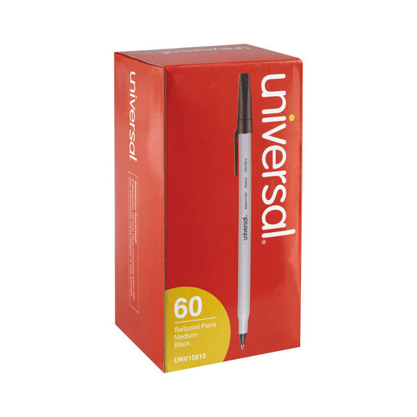 Universal 15613 Economy Black Ink with Gray Barrel 1mm Oil-Based ...
