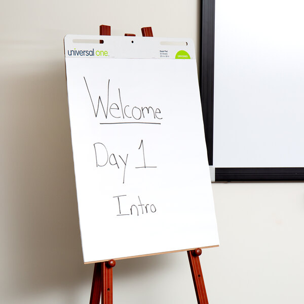 Self Stick Easel Pad, 25" x 30" - WebstaurantStore