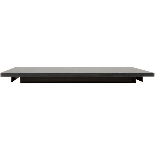 Tablecraft CW6434BK Versa-Tile 27" x 21 5/8" x 1 5/8" Black Solid ...