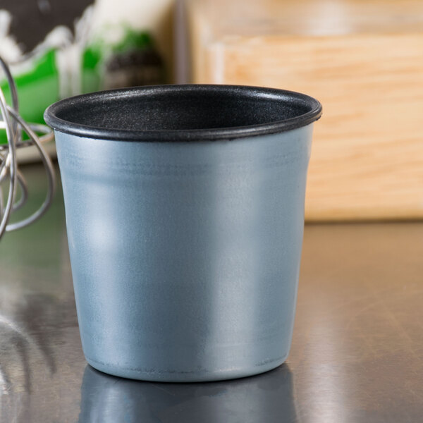 Matfer Bourgeat 331596 Exopan Steel 2 3/4" x 2 3/4" Non-Stick Rum Baba ...