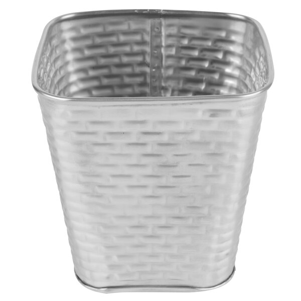 Tablecraft GTSS4 Brickhouse Collection 20 oz. Stainless Steel Square ...