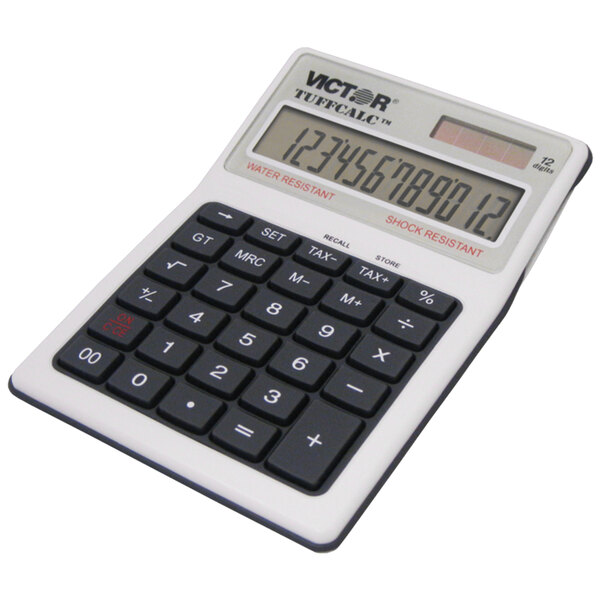 Victor 99901 TUFFCALC 12-Digit LCD Solar Powered Desktop Calculator