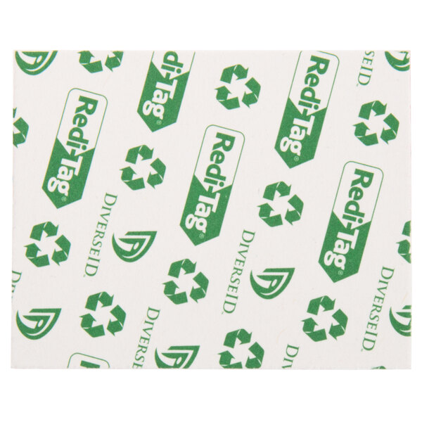 Redi-Tag 25701 1 1/2" x 2" Recycled Assorted Color 100 Sheet Self-Stick ...