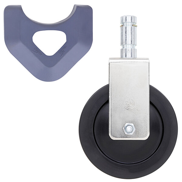 Metro 5MRX 5" MetroMax iQ Resilient Rigid Stem Caster