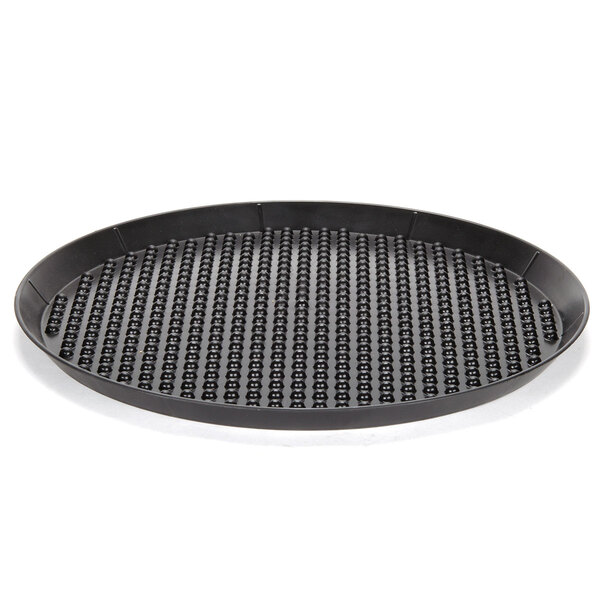 HS Inc. HS1055 17" Charcoal Polypropylene Pizza Pleezer Pizza Tray - 12 ...