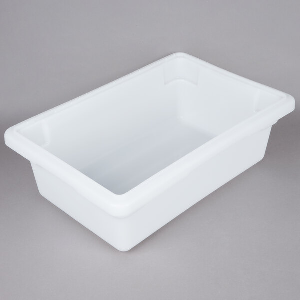 Choice 18" x 12" x 6" White Polyethylene Food Storage Box