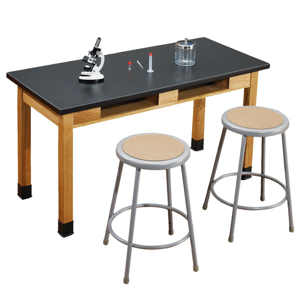 National Public Seating SLT1-2472PB 24" x 72" Science Lab Table with ...