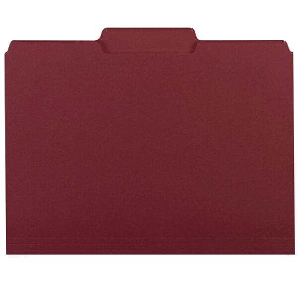 Smead 10275 Letter Size File Folder - Interior Height with 1/3 Cut ...