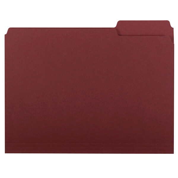 Smead 10275 Letter Size File Folder - Interior Height with 1/3 Cut ...