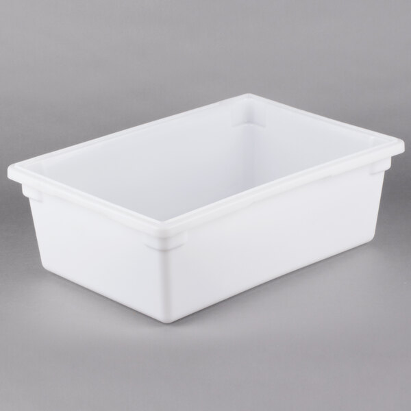 Choice White Plastic Food Storage Box 26" x 18" x 9"