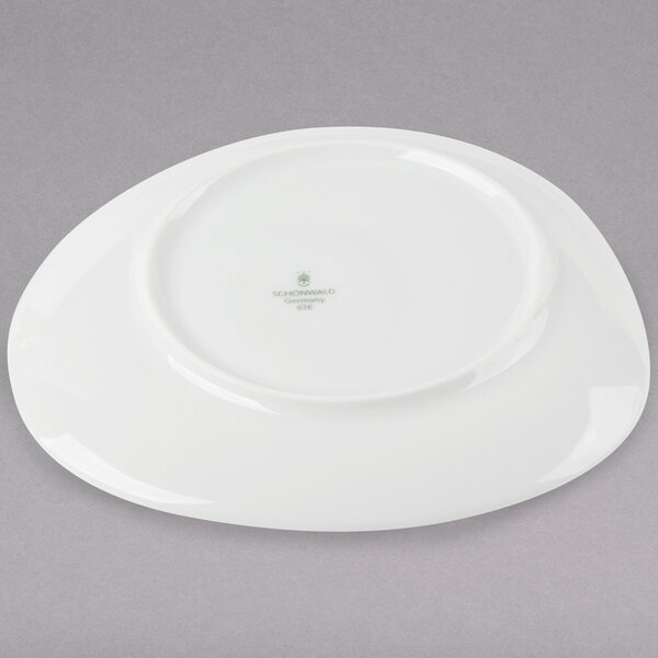 Schonwald 9386918-70255 Pottery 6 1/8" Unique White Porcelain Saucer ...
