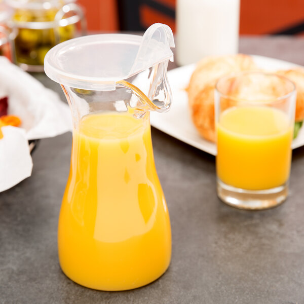 GET BW-1025-CL 10 oz. Customizable Polycarbonate Wine / Juice Decanter ...