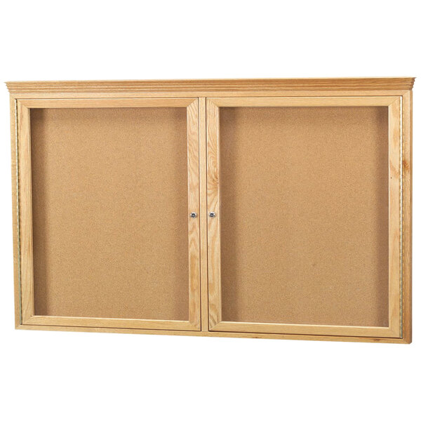 Aarco OBC3660RC 36" x 30" Enclosed Indoor Hinged Locking 2 Door ...