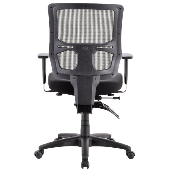 Eurotech MFST5455 Apollo II Series Black Mid Back Multi-Function Swivel ...