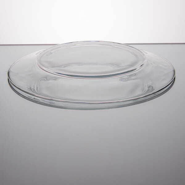 Libbey 1788489 Moderno 10 1/2" Glass Plate - 12/Case