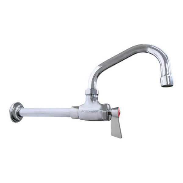 Fisher 56000 Wall Mounted Chinese / Wok Range Faucet with 12" Swing ...