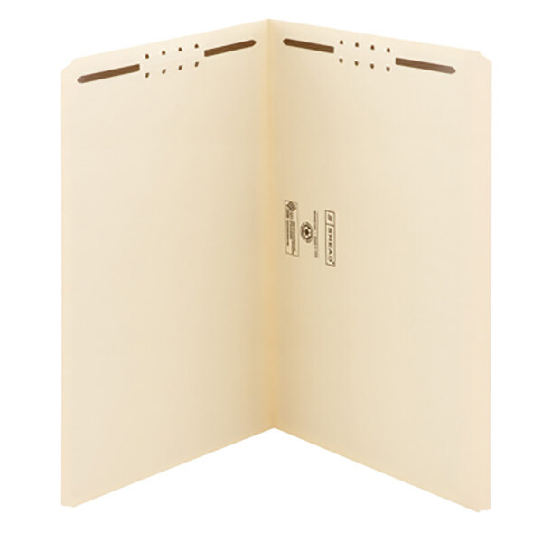Smead 19513 Legal Size Fastener Folder with 2 Fasteners - Reinforced ...