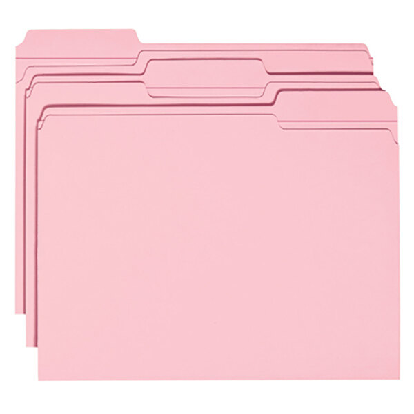 Smead 12634 Letter Size File Folder - Standard Height with Reinforced 1 ...